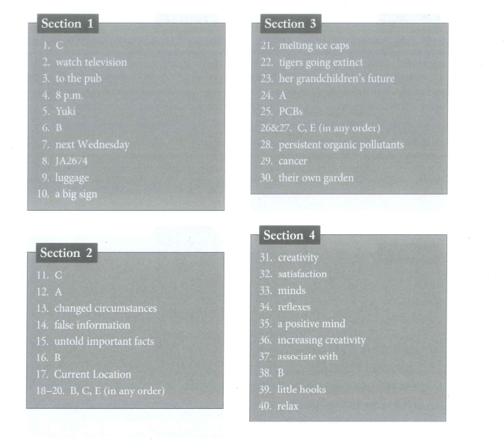 IELTS Listening Mock Tests – Listening – Test 8 | ENTA Education